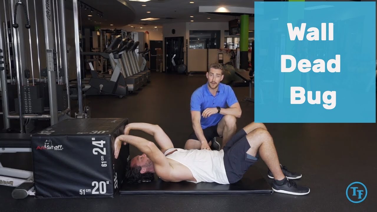 How to do a Wall Dead Bug - YouTube