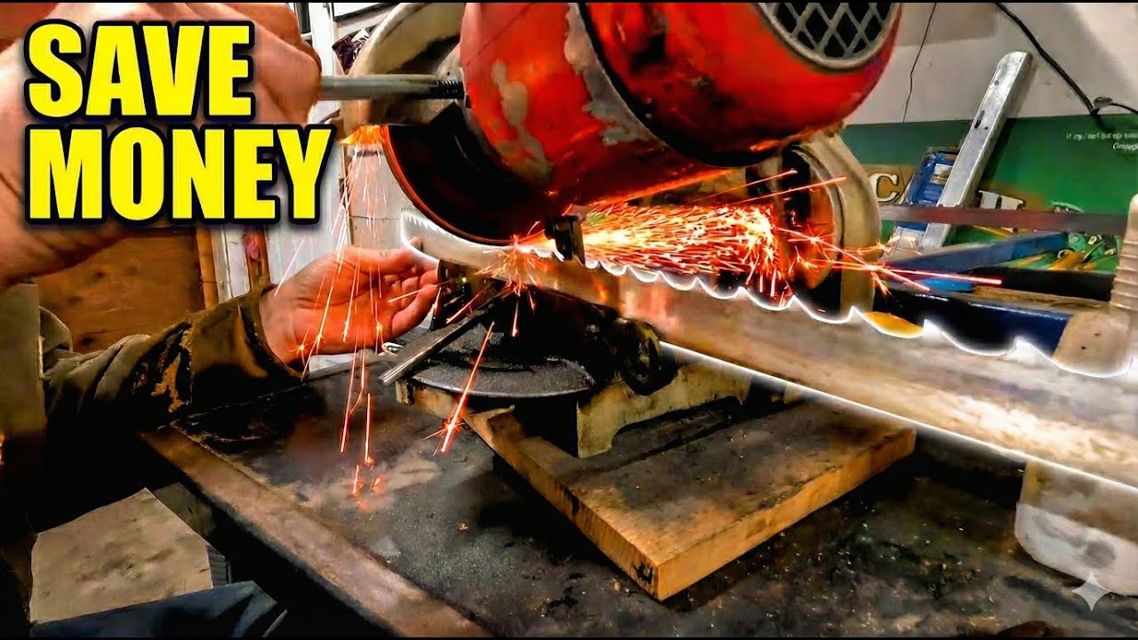 DIY Sawmill Blade Sharpening Trick! - YouTube