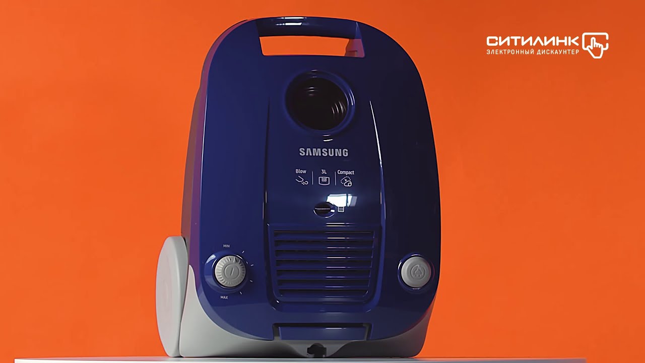 Обзор пылесоса SAMSUNG VCC4140V3A/XEV | Ситилинк - YouTube
