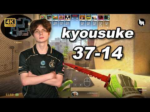 🔥kyousuke (37-14) 1.60 Rating | avg 3.1K ELO | Mirage POV | Aug 22, 2026