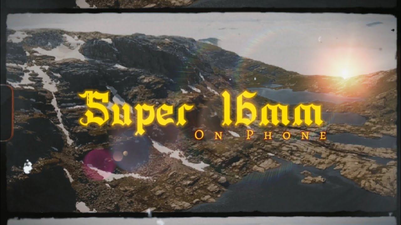 Super 16mm on Capcut | Mobile Retro Vintage Film - YouTube