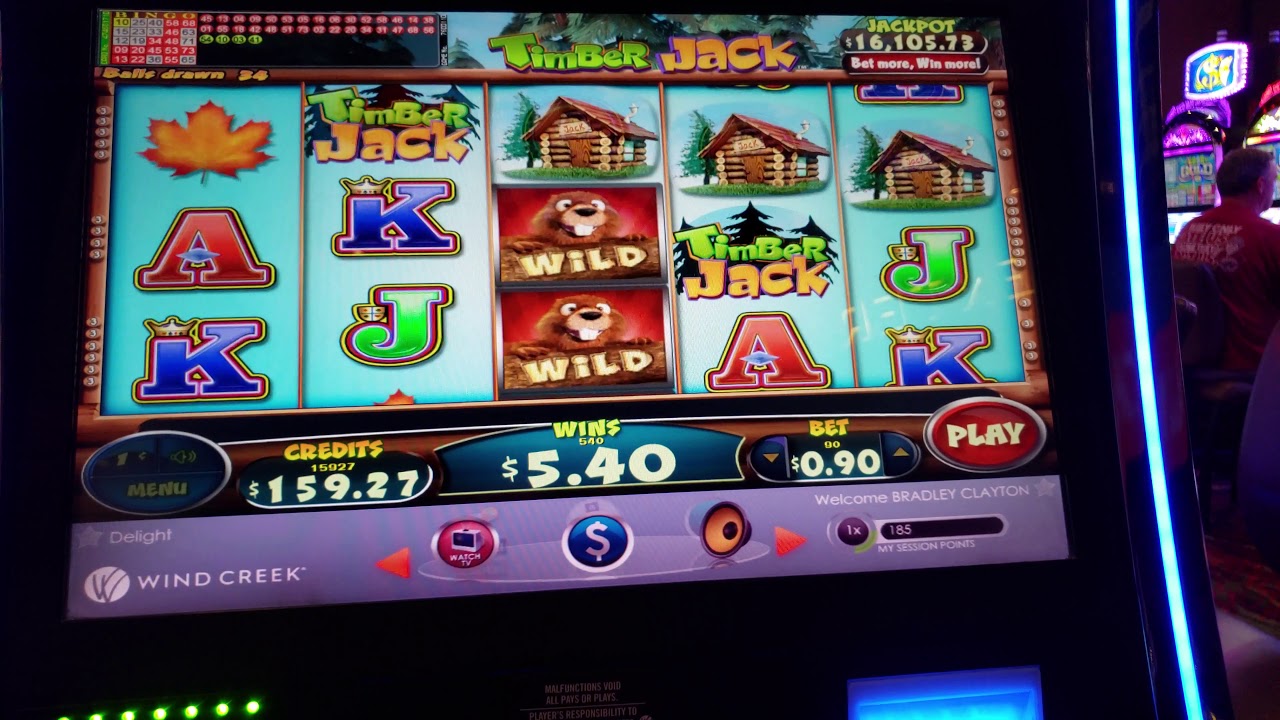 Timber Jack Bonus Big Win Slot Machine - Windcreek Wetumpka - One of ...