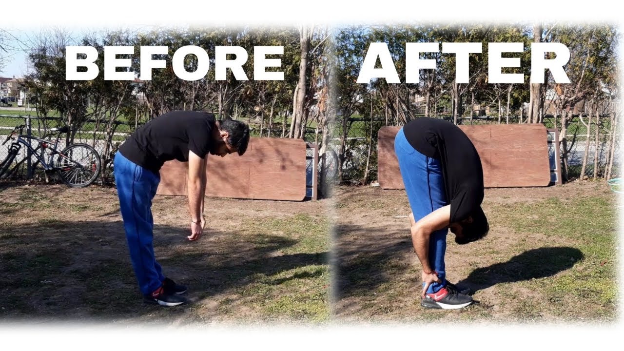 TOE TOUCH STANDING EXERCISE IN JUST FIVE DAYS - YouTube