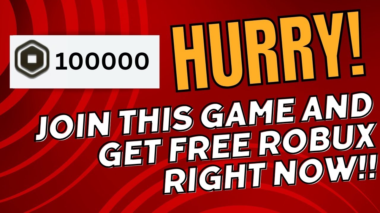 *HURRY* Join this game and get FREE ROBUX!! | Sallyeditz_YT - YouTube