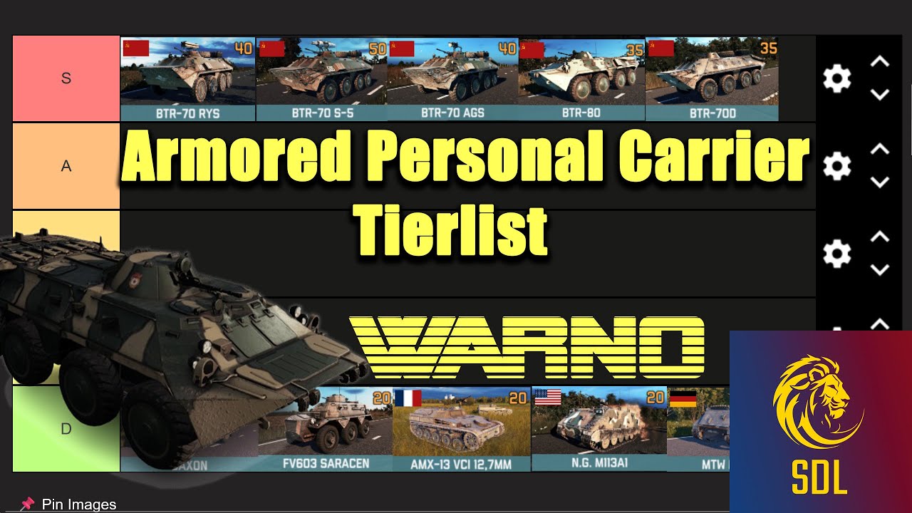 Getting your Infantry to the frontline fast AND Safe! APC Tierlist ...