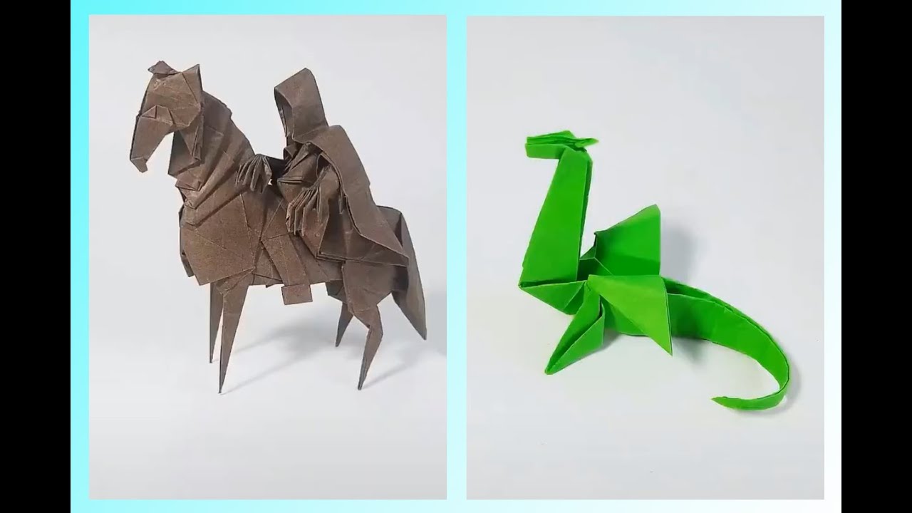 12 UNIQUE WAYS TO FOLD ORIGAMI PAPER. - YouTube