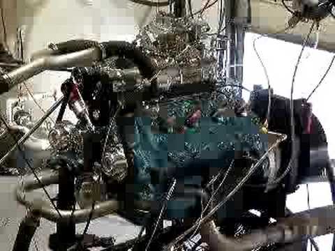 286 supercharged Ford flathead on dyno - YouTube