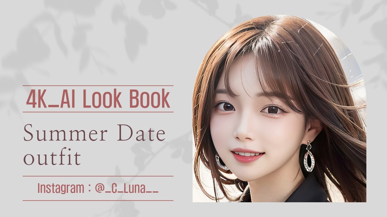 [_C_luna__] 4K_Date Outfit_AI LookBook 7 - YouTube