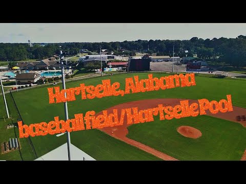 Drone view of Hartselle High Baseball Field, Pool, Softball fields ...