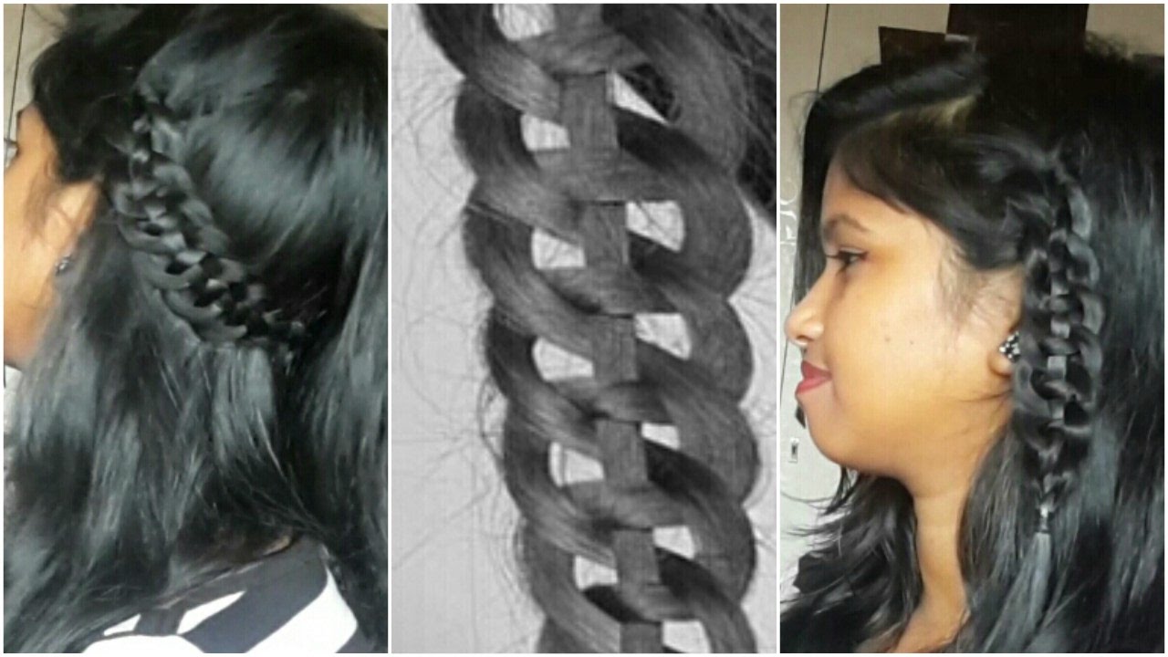 4-Strand Slide-Up Braid Hairstyles for long, medium and short hair ...