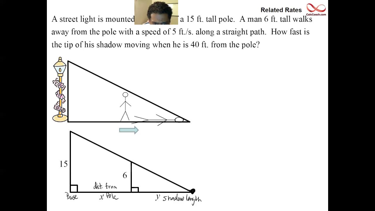 Related Rates Example - YouTube