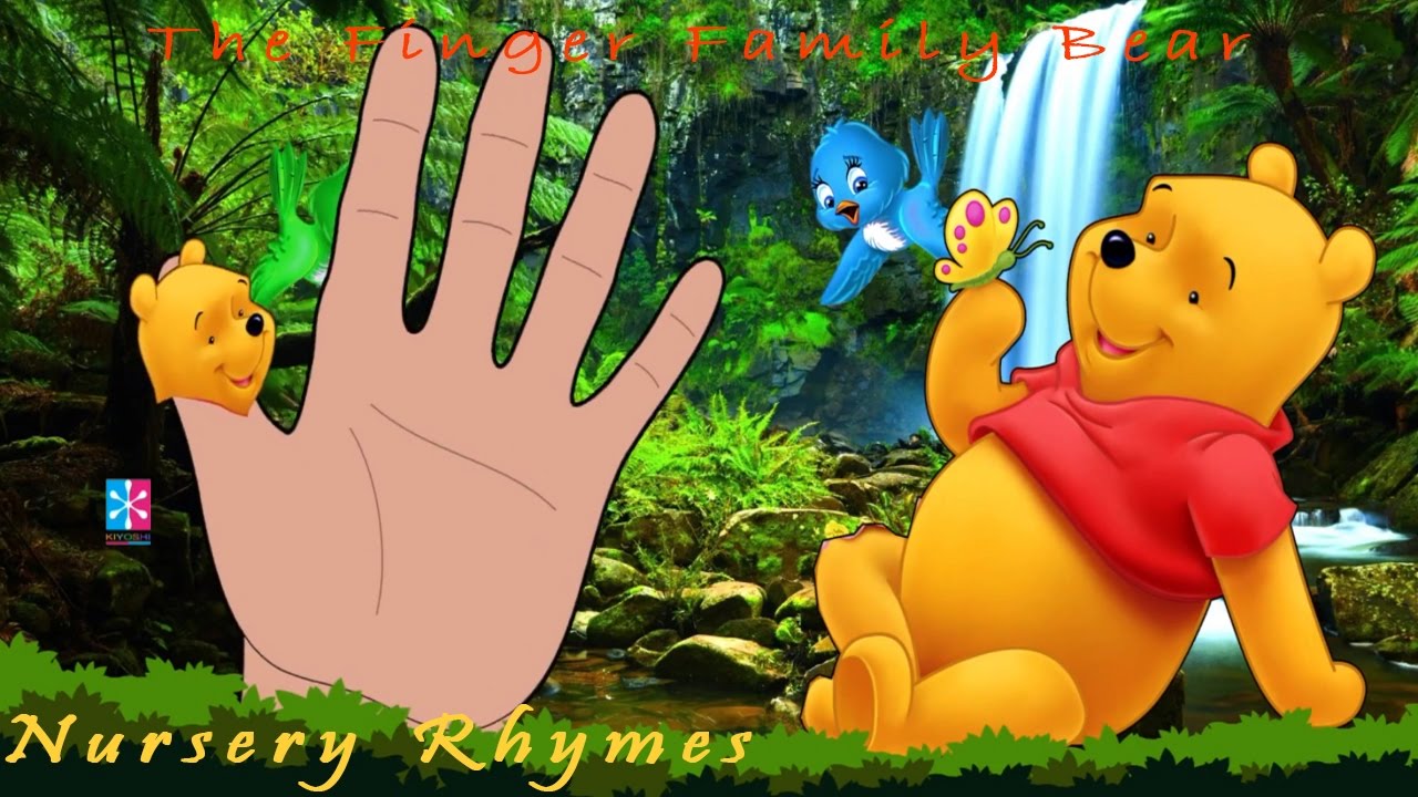 The Finger Family Bear || Finger Family Nursery Rhymes & Songs For Kids ...