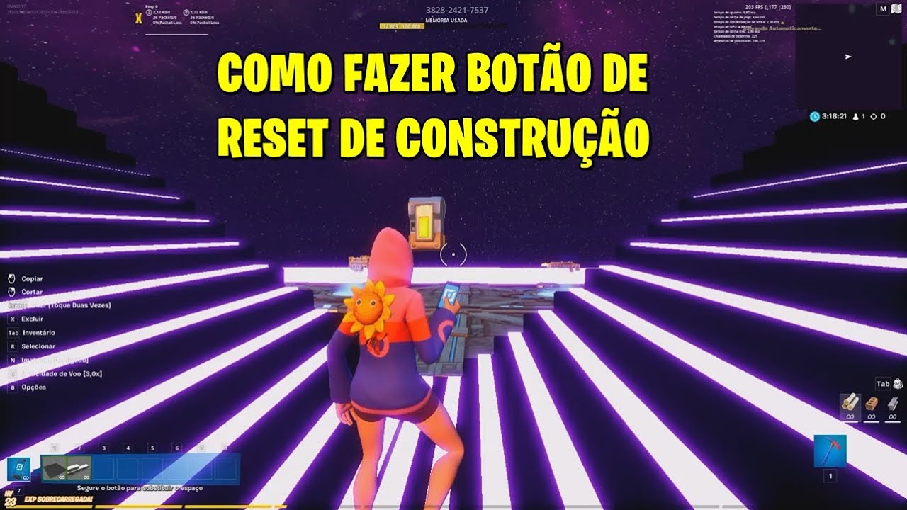COMO FAZER BOTÃO DE RESET BUILD NO FORTNITE - YouTube
