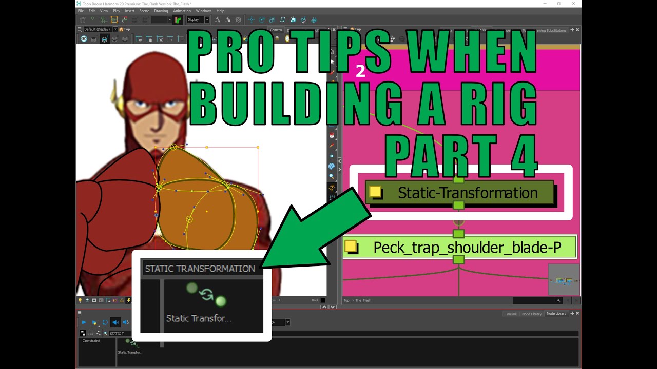 Pro Tips when building a rig in Toon Boom harmony Part 4 (The Flash ...