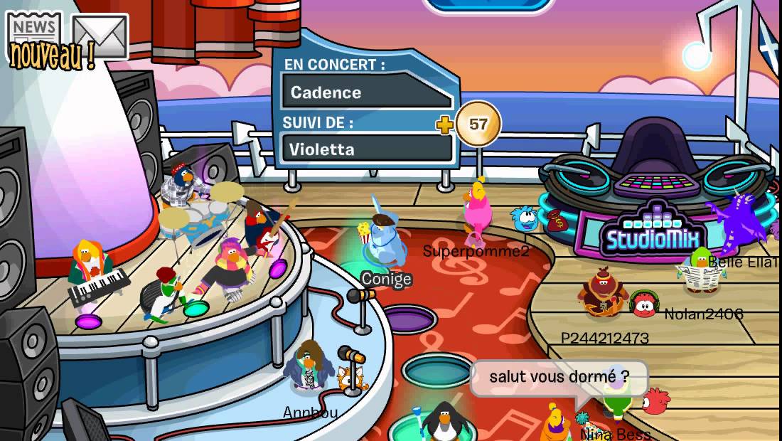 [Club Penguin] Fête de la Musique 2014 : Concert de Cadence et du ...
