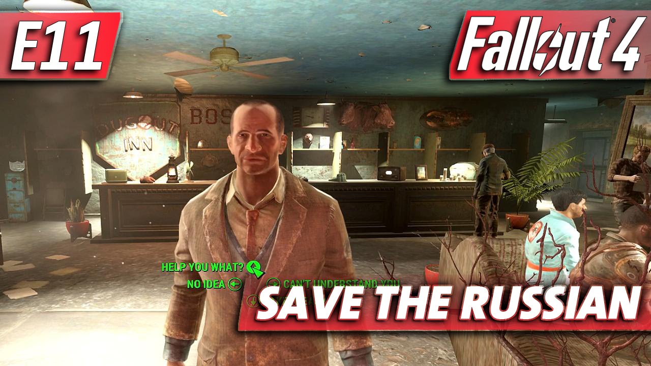 Fallout 4 - Save The Russian - YouTube