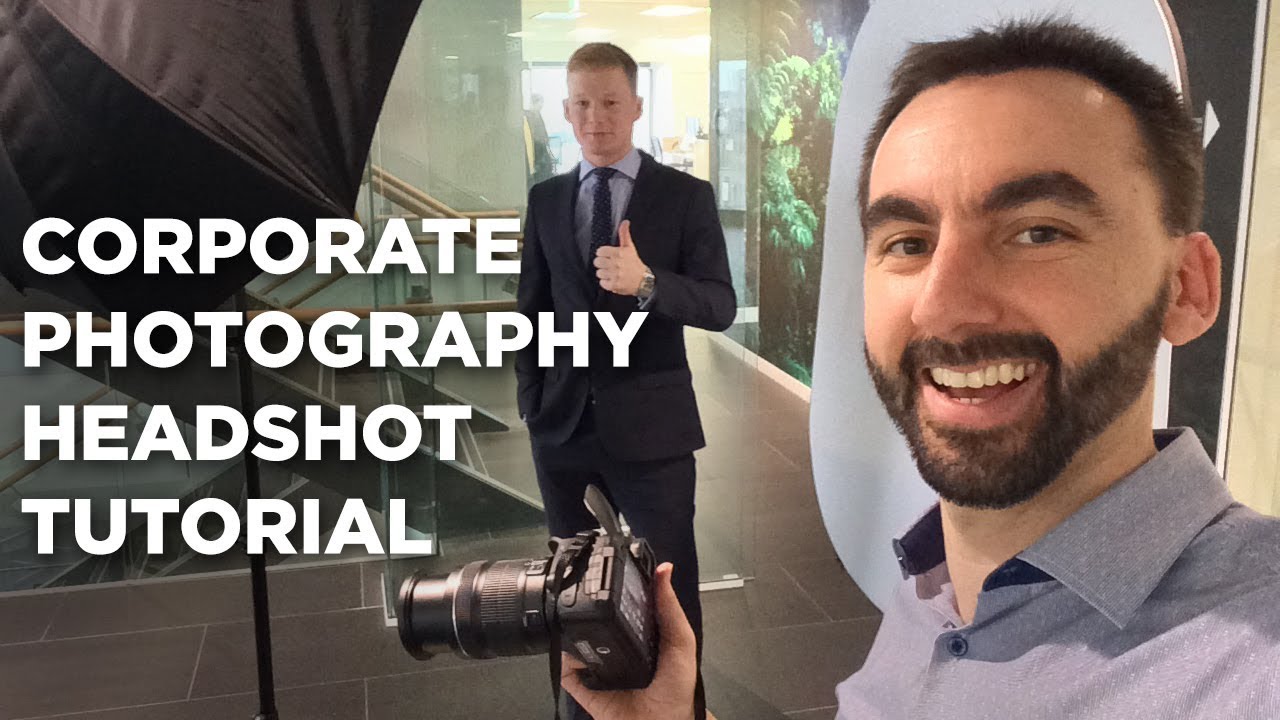 Corporate Photography: Headshot Tutorial - YouTube