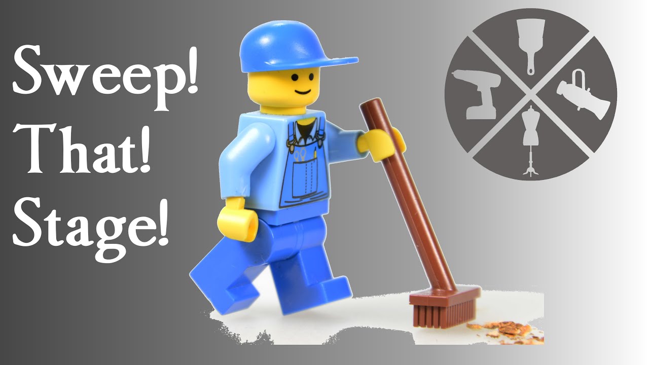 Clean Your Stage the RIGHT Way with a Push Broom! - YouTube
