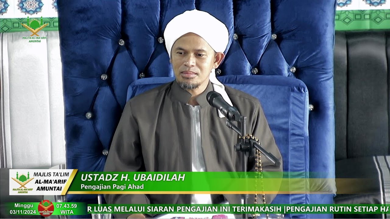🔴[LIVE] PENGAJIAN PAGI AHAD 10/11/2024 BERSAMA TUAN GURU KH. USTADZ ...