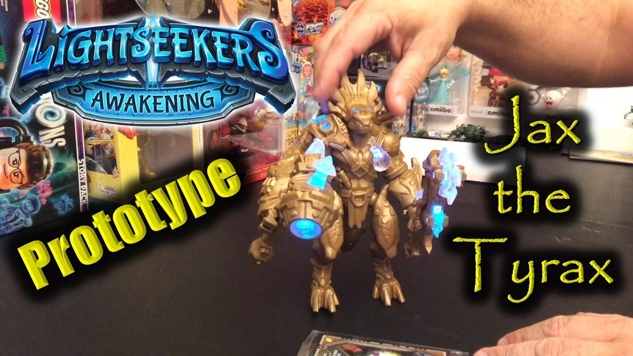 LIGHTSEEKERS Prototype JAX the TYRAX - BETA Starter Pack UNBOXING - YouTube