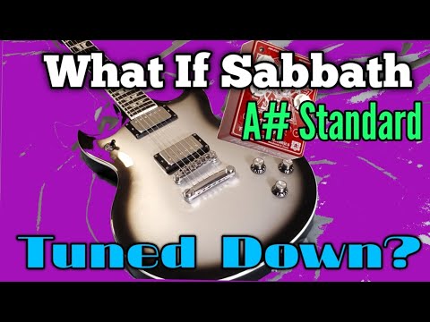 Black Sabbath But Tuned Even Lower? Sabbath in A# Standard Tuning - YouTube