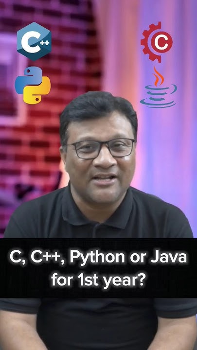 C, C++, Python or Java for 1st year students? #programming - YouTube