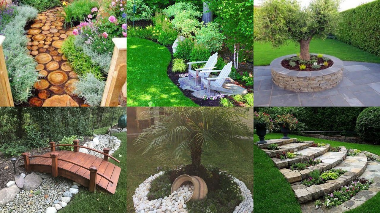 200+ garden and backyard landscape design ideas! - YouTube