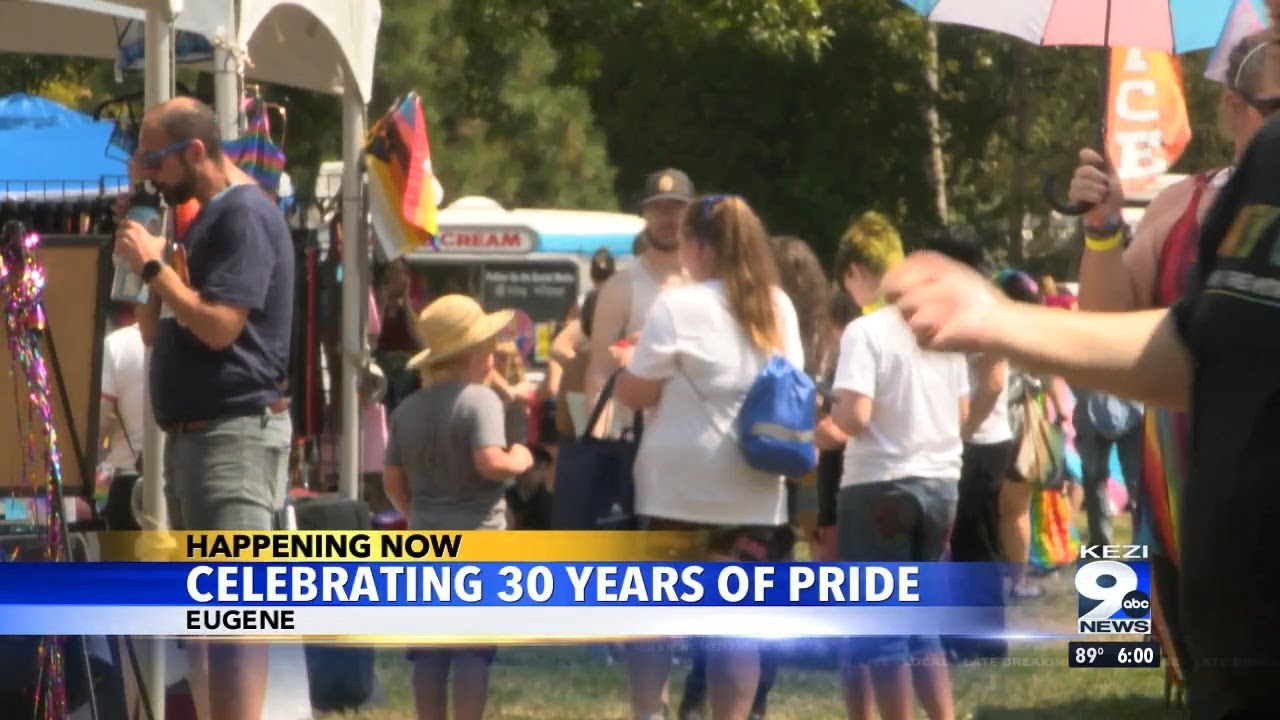Visitor shares their experience at 30th annual Eugene Pride - YouTube