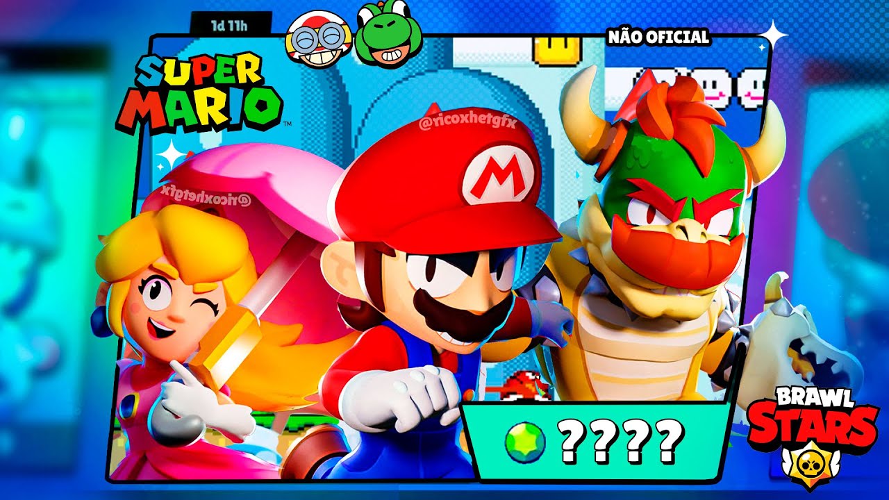 BRAWL STARS + SUPER MARIO é REAL! - Analisando Conceitos - YouTube