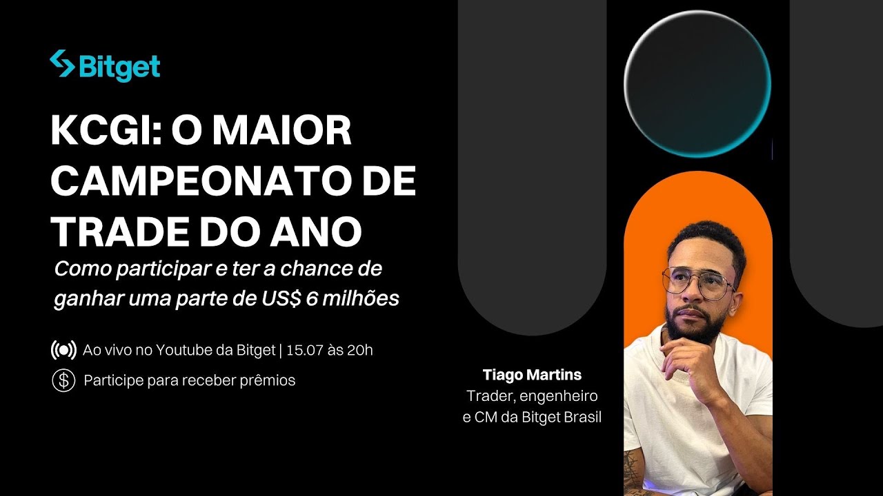 KCGI: Chegou o maior campeonato de trade de cripto em 2025 | Bitget - YouTube