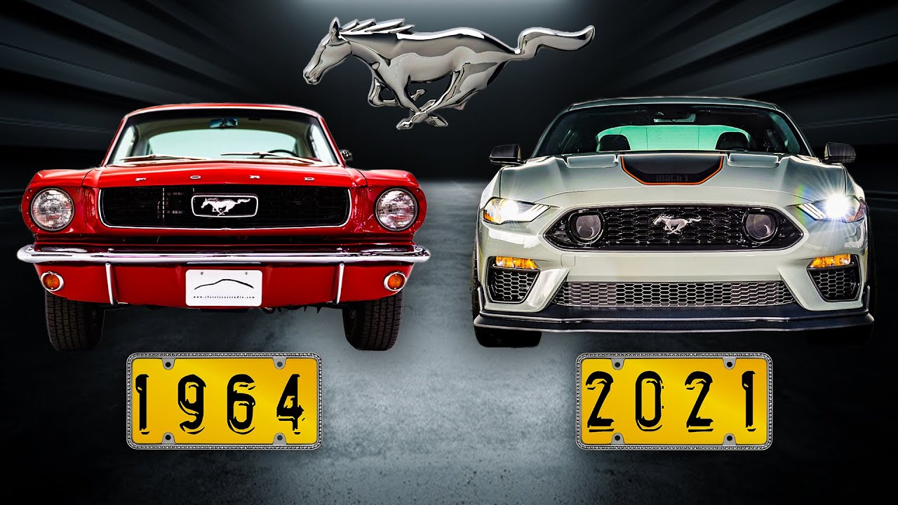 Ford Mustang Evolution (1964 - 2021) - YouTube