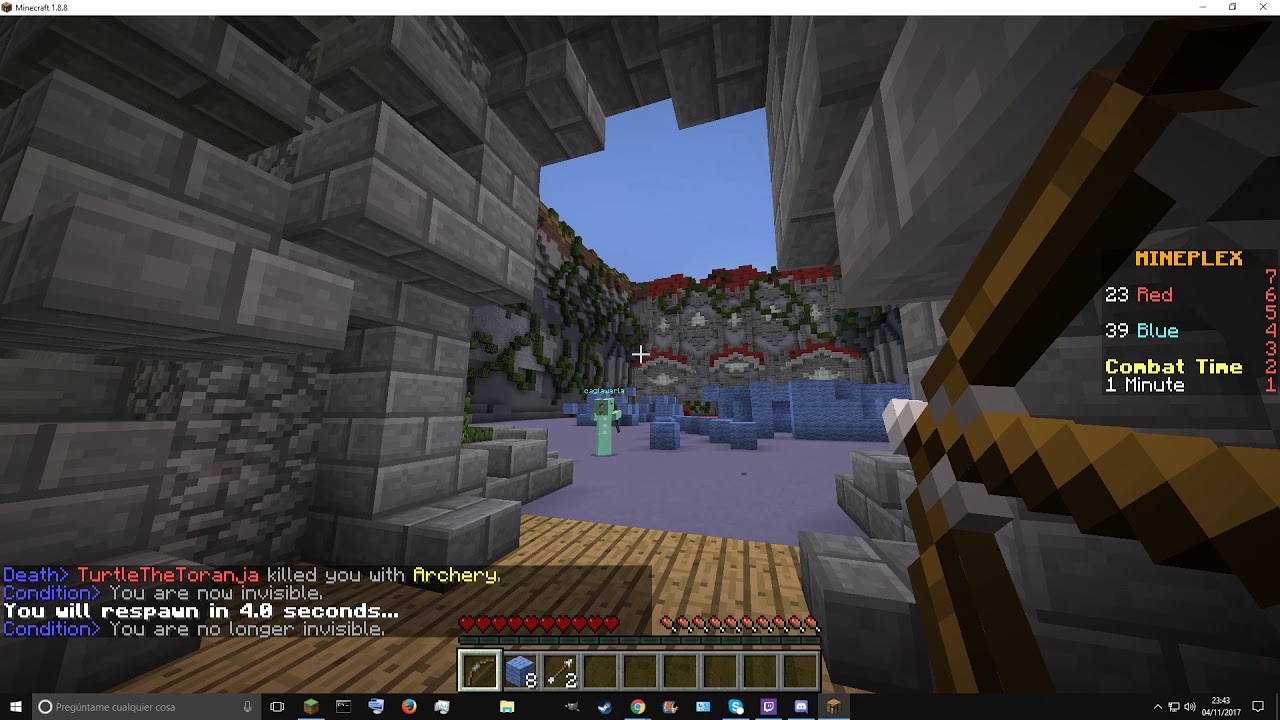 Old Minecraft Mineplex "Turf Wars" gameplay #1-1 - YouTube