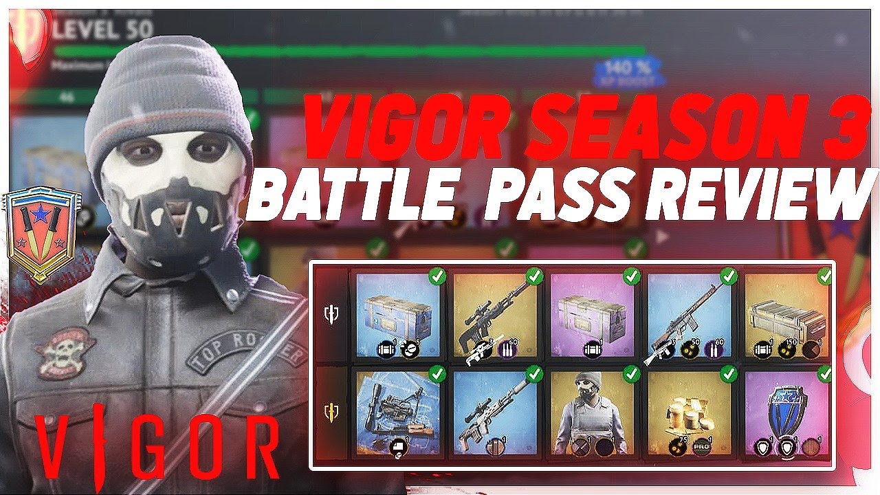 Vigor Season 3 Battle Pass Review! - YouTube