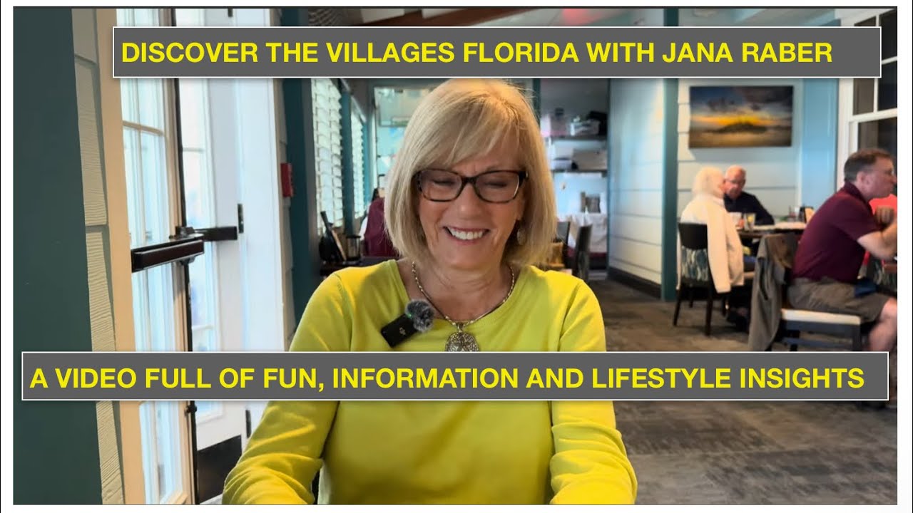 Ep 163 Discover the Villages with Jana Raber. A video full of fun ...