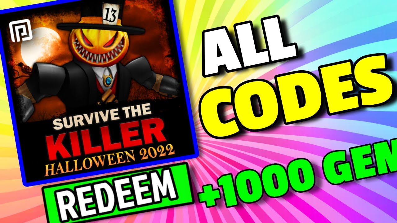 All *Secret* Survive the Killer Codes 2022 | Codes for Survive the ...