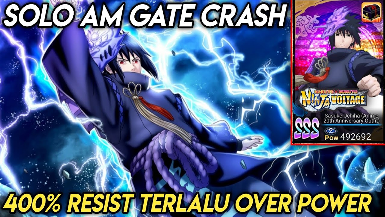 400% RESIST SOLO AM SASUKE OUTFIT GATE CRASH BARYON GA BERKUTIK ...