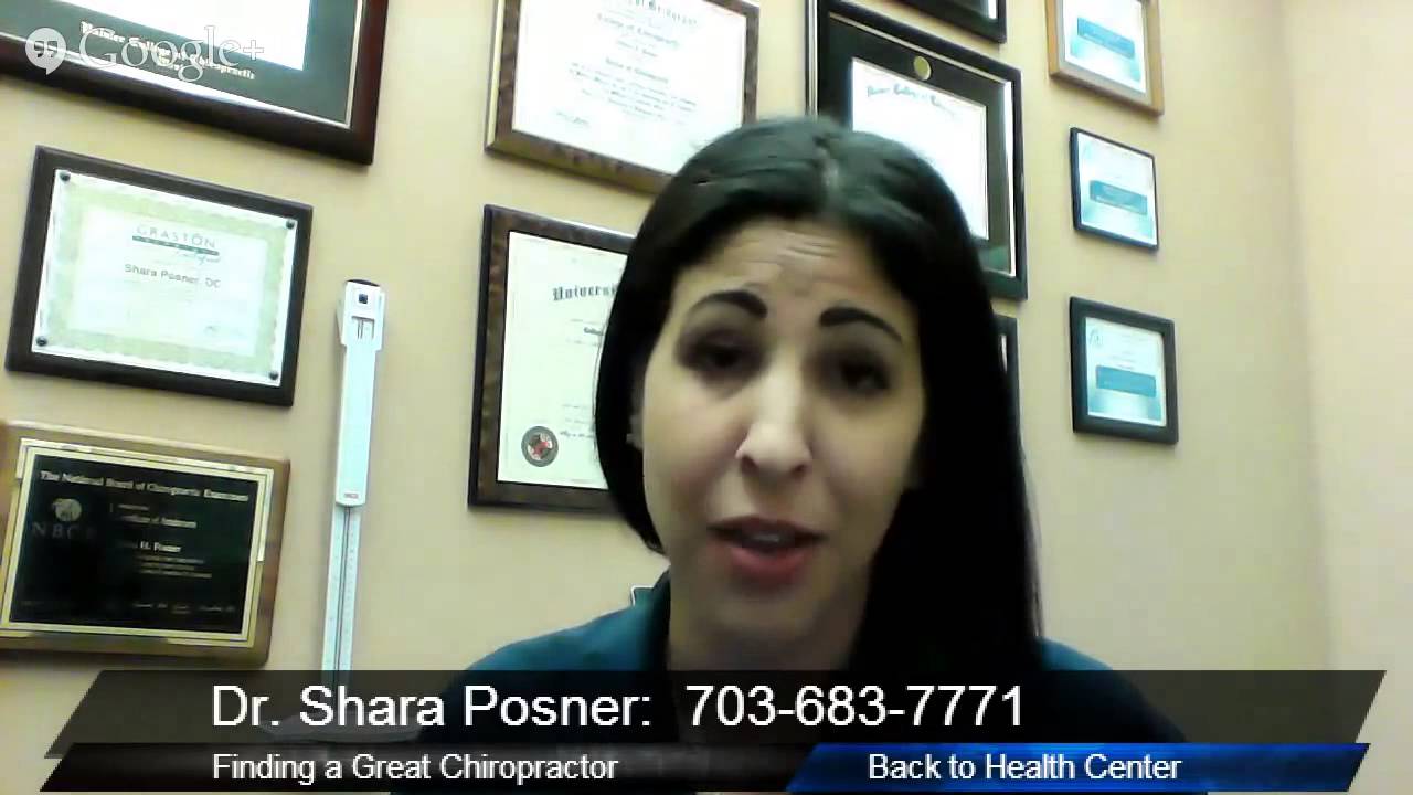 Back to Health Center, Alexandria VA; Dr. Shara Posner - YouTube