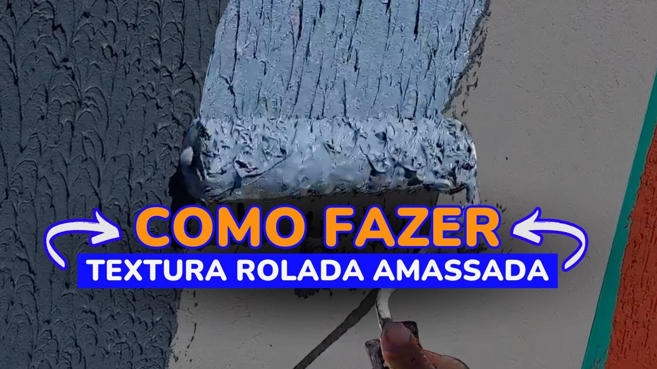Textura Rolada Amassada: Aprenda de Forma Prática! - YouTube