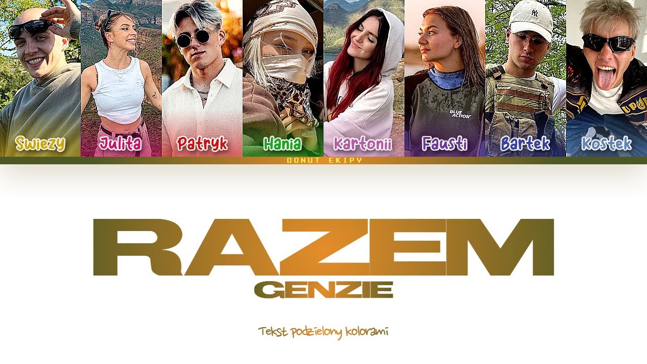 GENZIE - RAZEM (Tekst) - YouTube
