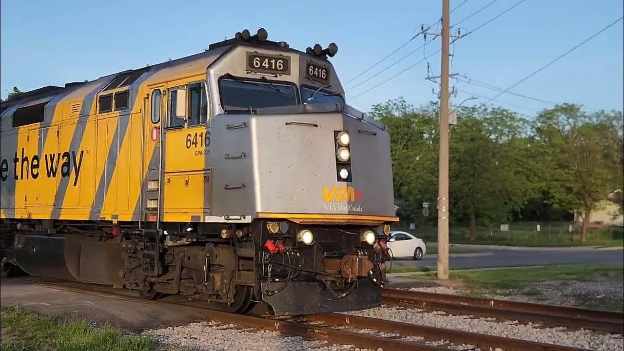 [VIA 6416!!]VIA 87 Departing Stratford May 24 2024 - YouTube