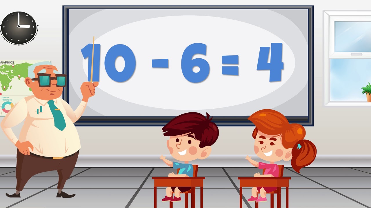 Kids learn subtraction - YouTube