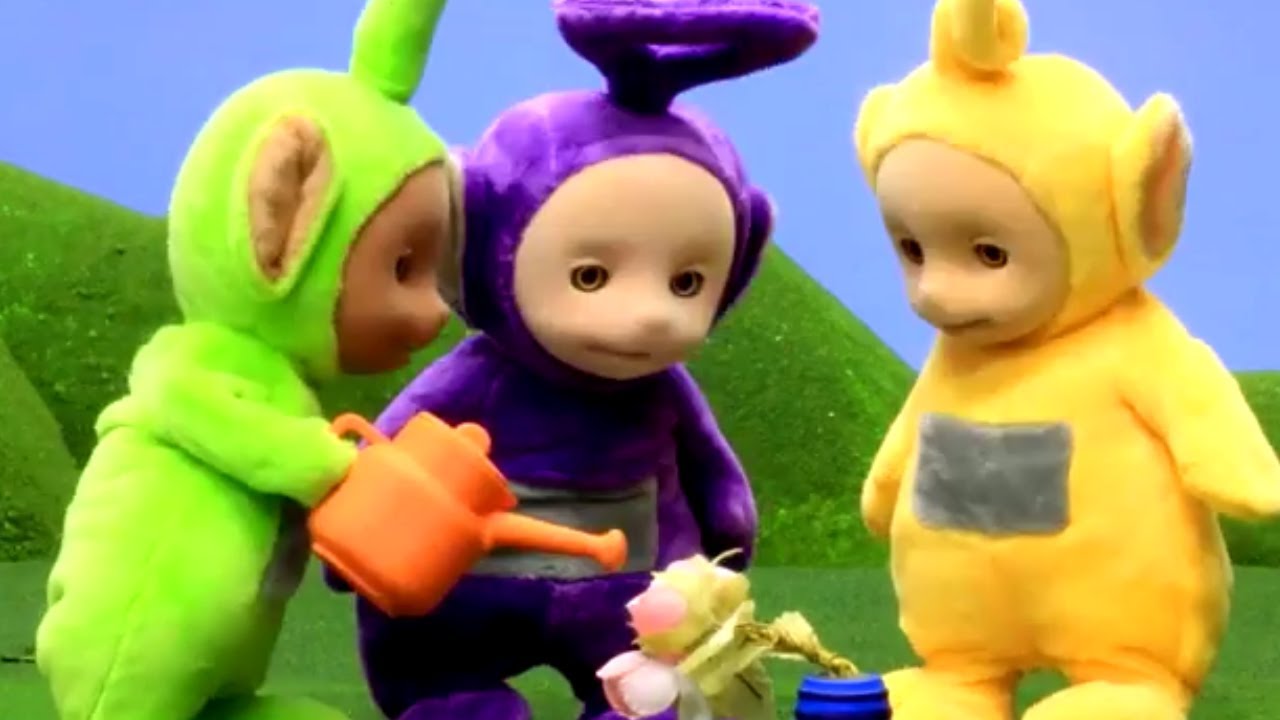 Teletubbies | Planting Flowers | Teletubbies Stop Motion | Cartoons for ...