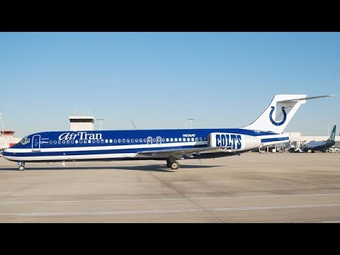 COLTS PLANE SPOTTED IN BALTIMORE - YouTube