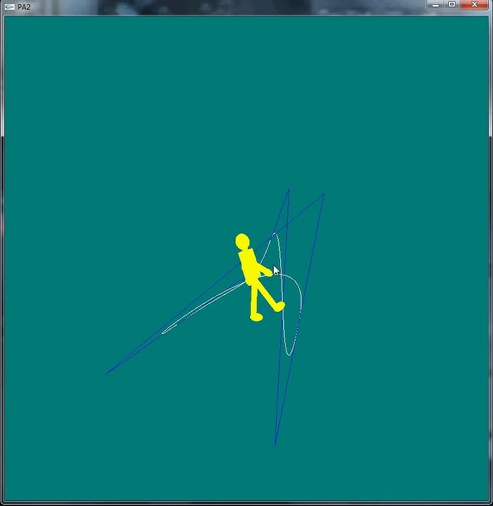 OpenGL C++ programming assignment 2, Bezier curves, - YouTube