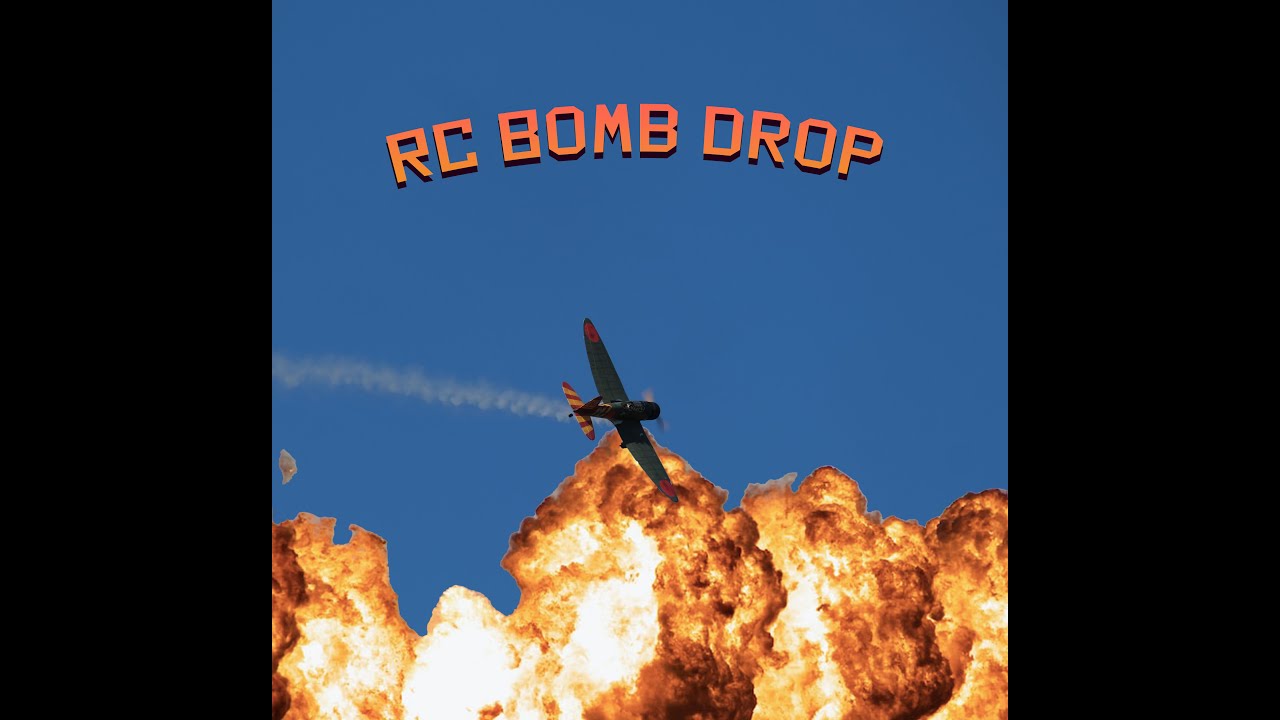 RC Plane Drops Bomb - YouTube