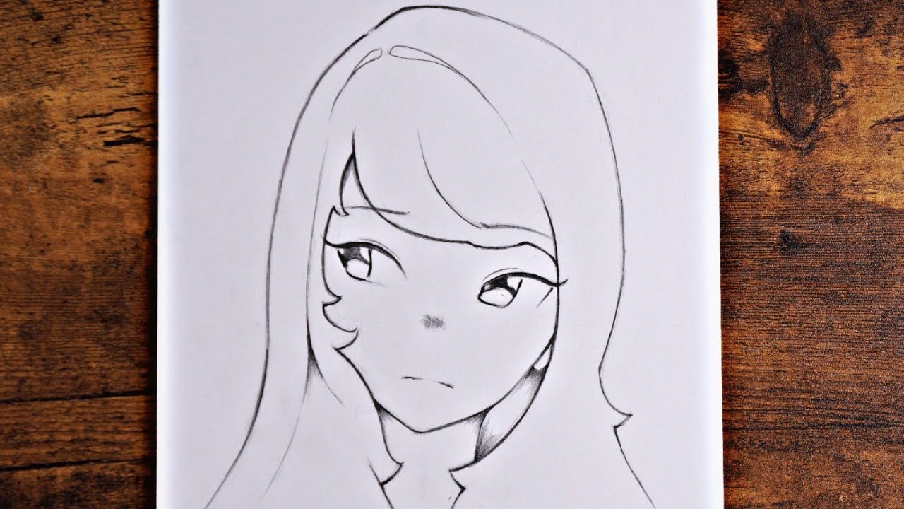 How to Draw Anime Girl | Easy Steps for beginners - YouTube