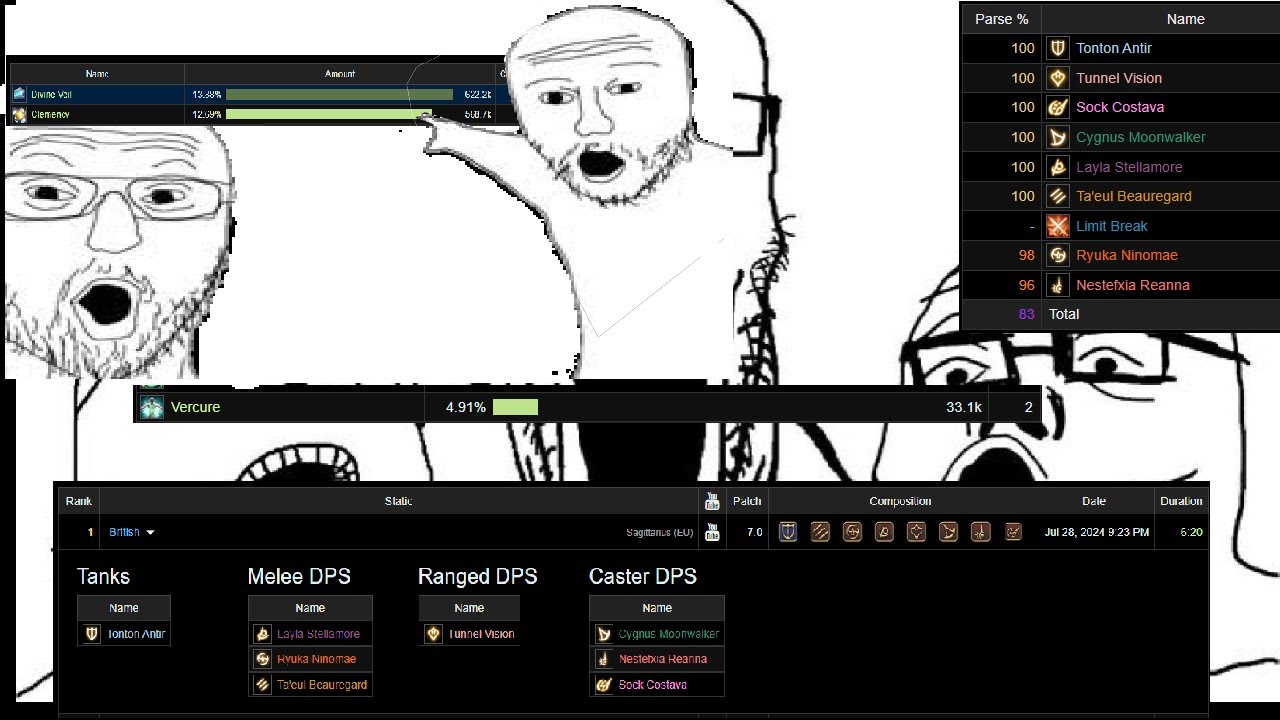 FFXIV EX2 NO HEALERs SOLO BOLO Tank, w/ comms - YouTube