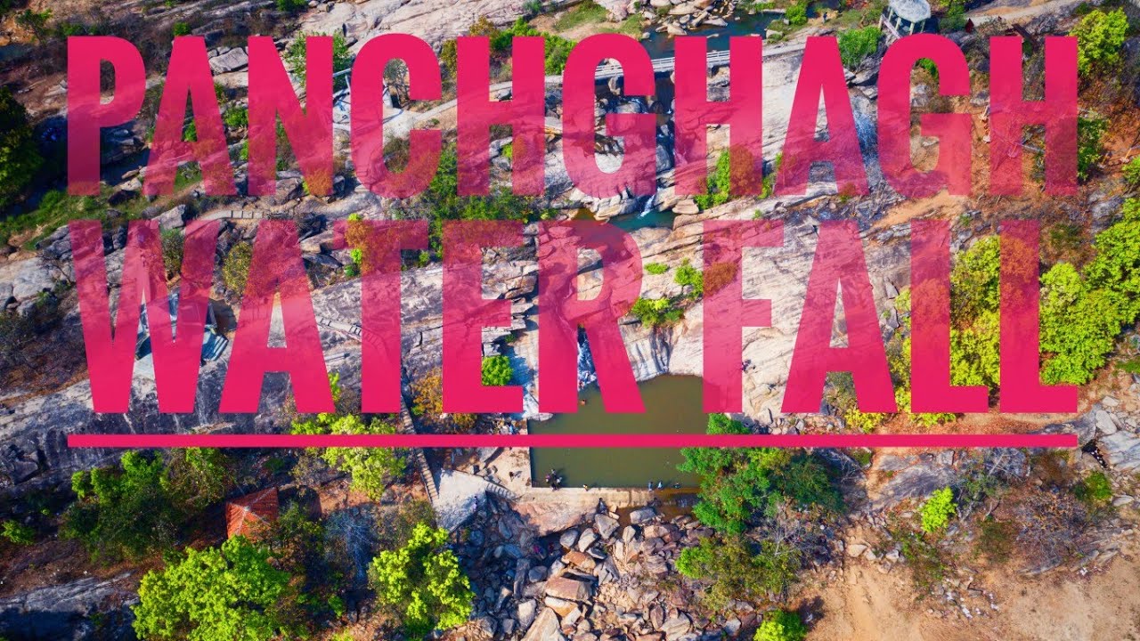 A summer trip to panchghagh waterfall //khunti jharkhand//DRONE view of ...