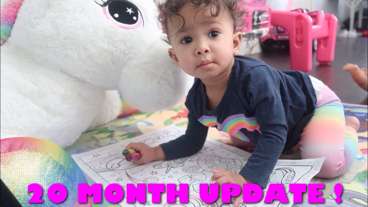 20 MONTH OLD TODDLER UPDATE/MILESTONES 💗 - YouTube