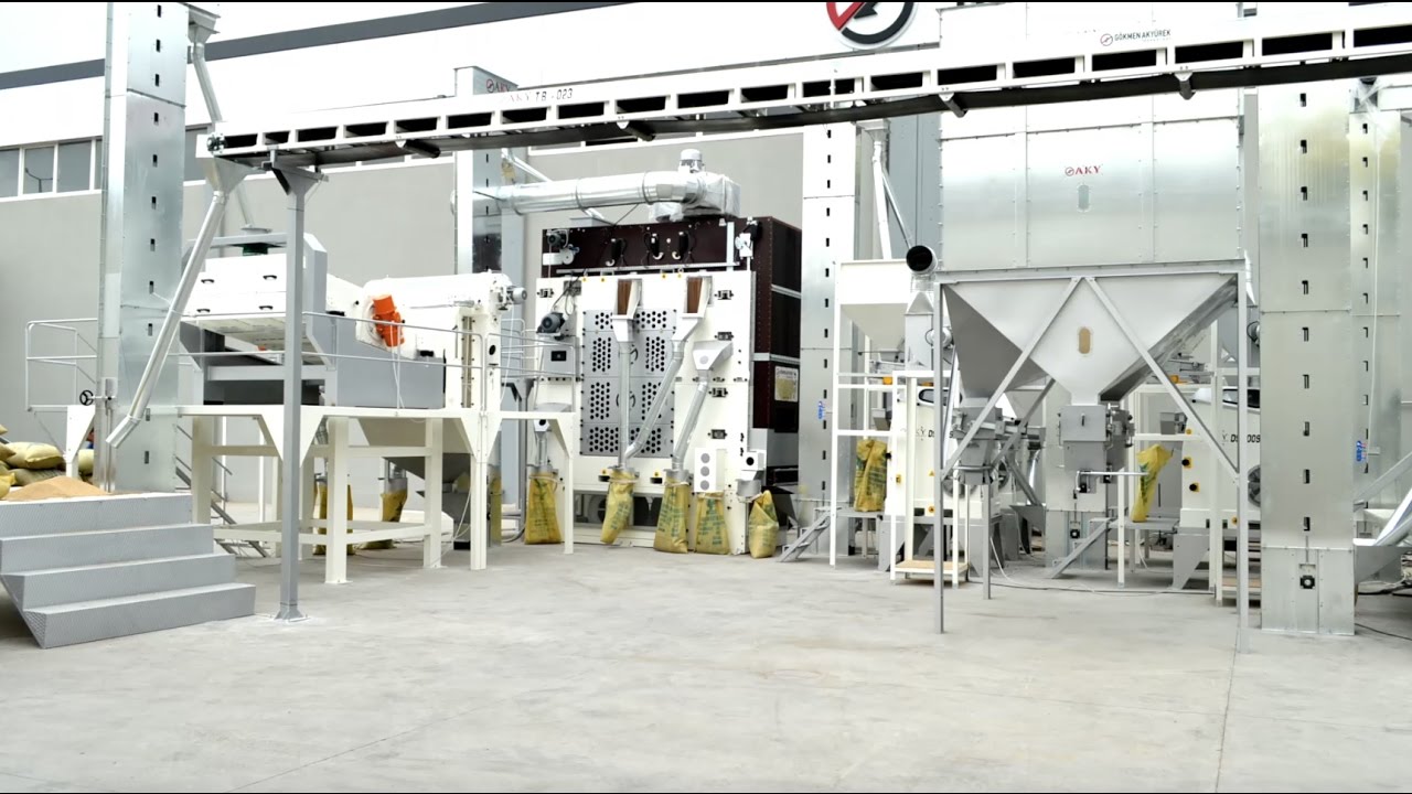 Sesame Seed Cleaning Line - AKY Technology - YouTube